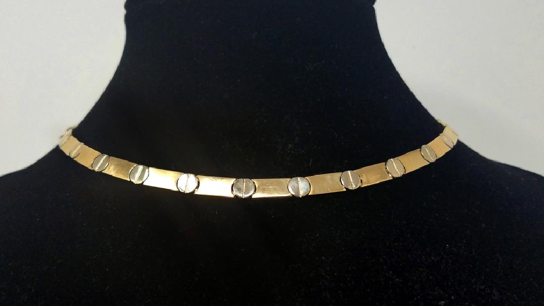 14K GOLD CARTIER STYLE SCREW LINK DESIGN NECKLACE - Mar 10, 2019 ...