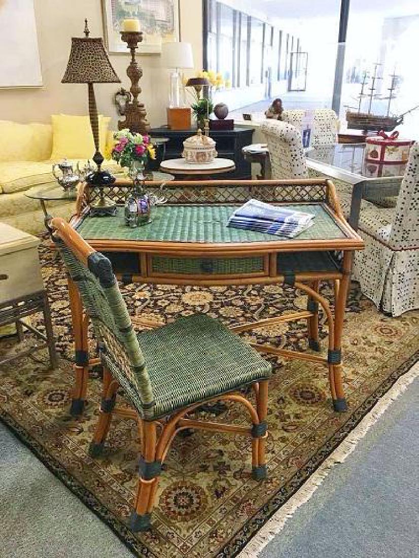VINTAGE GRANGE FRENCH RATTAN DESK & CHAIR SET - Mar 10, 2019 | DejaVu ...