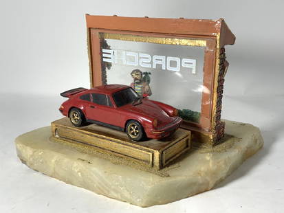 Large Ron Lee Clown Vintage Car Group Of A Mustang