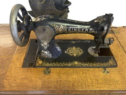 Vindex Special Oak Treadle Sewing Machine