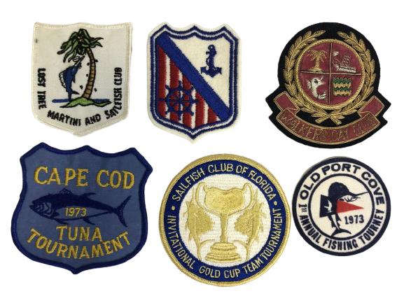 6 VINTAGE 70'S TROPHY FISHING TOURNAMENT PATCHES - Jan 31, 2021 ...