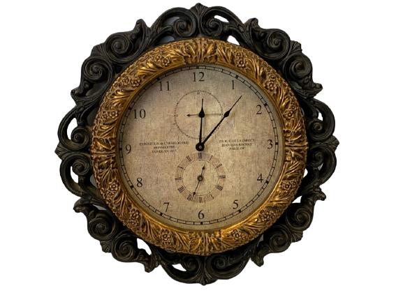 Exposition D'horlogerie Montmartre Wall Clock 23"