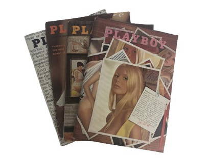 1960's And 70's Playboy Magazines