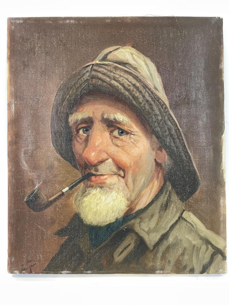ORIGINAL HANS FENGER " FISCHER" OIL PAINTING 15" - Sep 20, 2021 ...