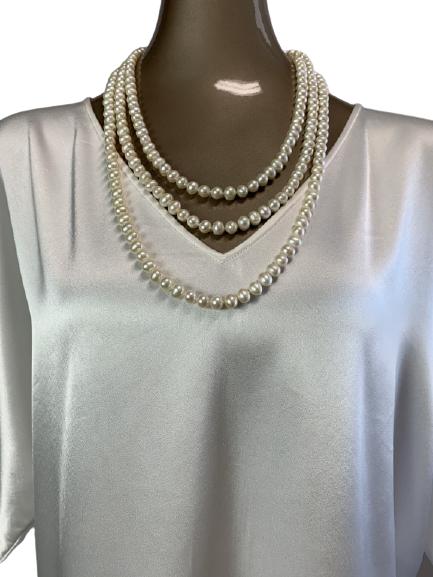 Long Freshwater Pearl Necklace
