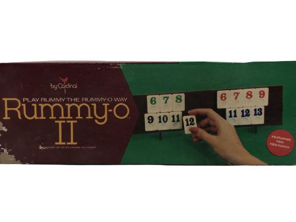 Vintage Cardinal Rummy O Board Game