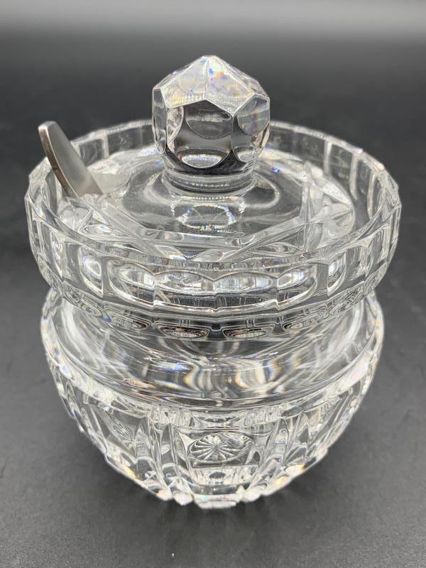 Elegant Crystal Jam & Jelly Set