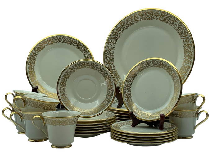 Lenox Tuscany 35 Piece Gold Fine China Set
