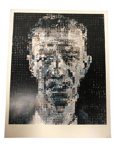 CHUCK CLOSE - ALEX, 1991 - COLOR PRINT 8.5" (#0530A) on Jan 01, 2023 ...