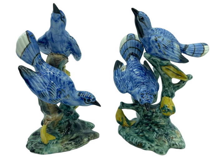 PAIR OF STANGL BLUE JAY POTTERY BIRDS (#0313) on Jan 16, 2023 | DejaVu ...