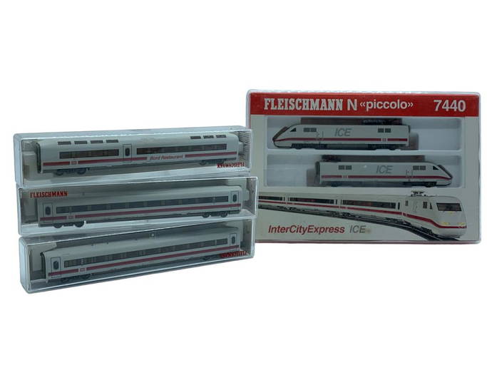 Vtg Fleischmann "intercityexpress" Train Set (5)