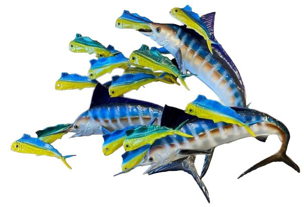 Metal Fish Scuplture By Wayne Stephen Baron