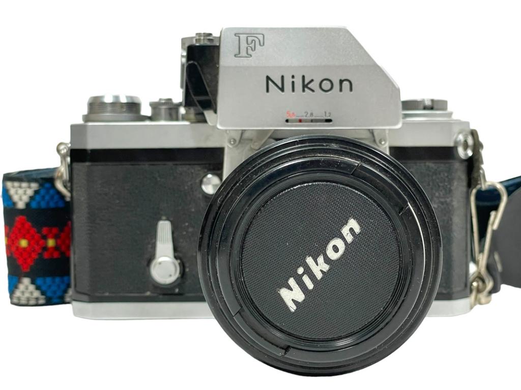 Vintage Nikon F Slr 35mm Film Camera W Case Auction