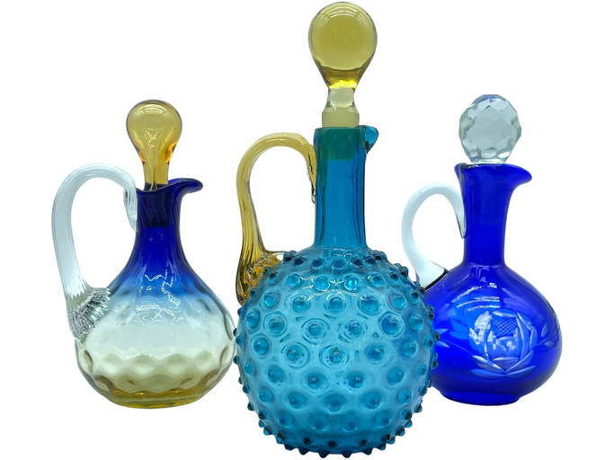 Collection Of Decorative Glass Decanters (3)
