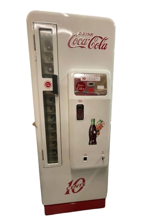 Vintage Cavalier Cs96a Coca Cola Vending Machine Auction