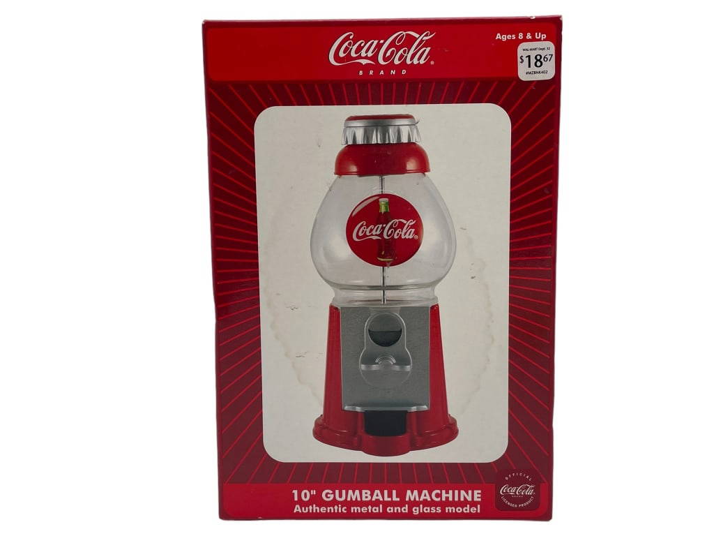 New! Coca Cola Gumbal Machine Auction