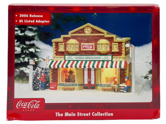 New! Coca Cola Village Piece Main Street Collection