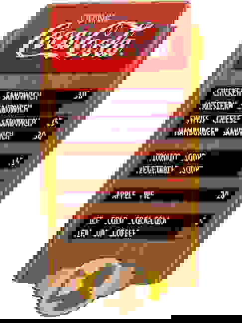 Coca Cola Menu Sign Auction