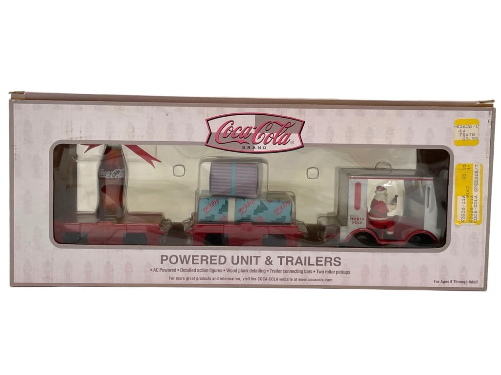 Powered Unit And Trailers Coca Cola Set