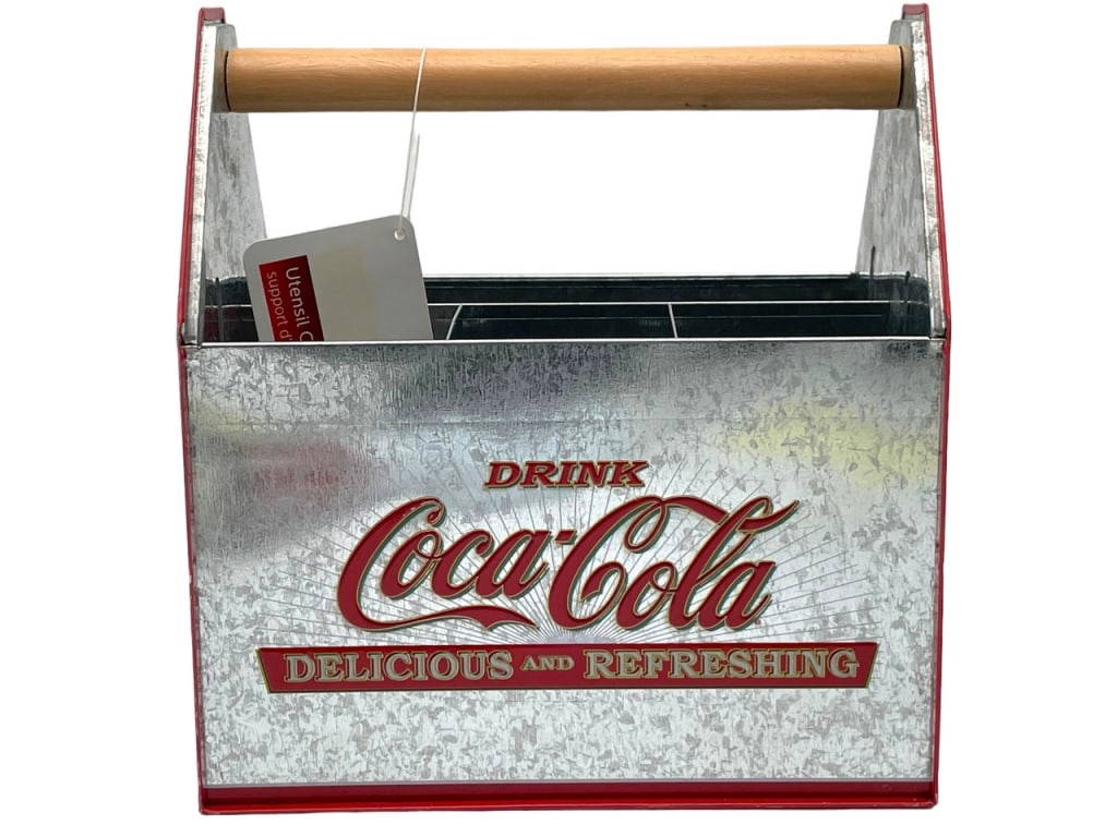 New! Metal Coca-cola Bottle Holder Auction