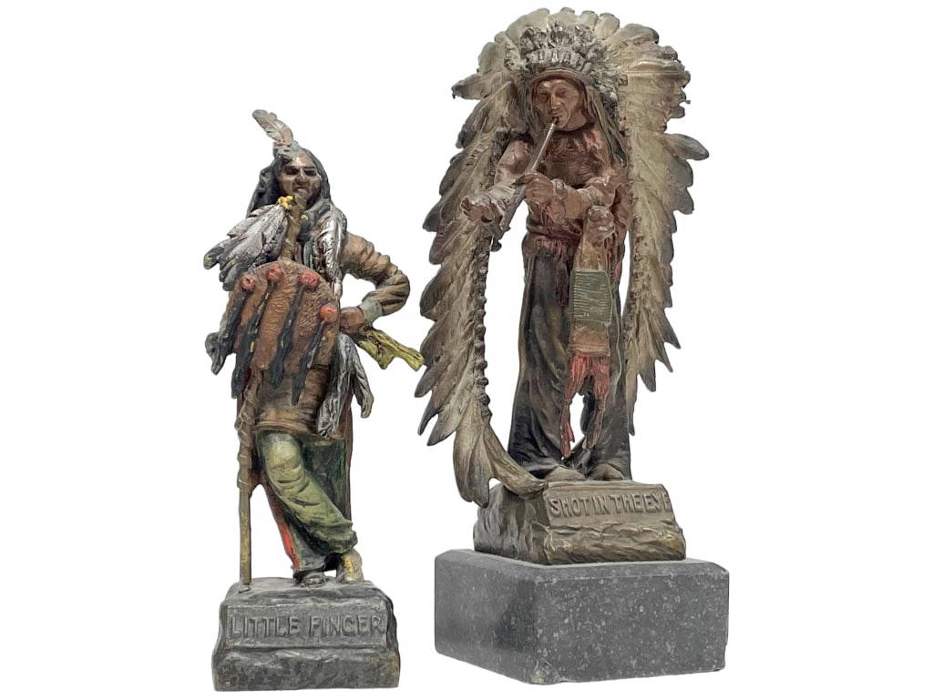 Shot In The Eye & Little Finger Bronze Sculptures Auction