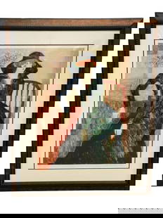 Barbara Wood. Serigraph, Solitaire