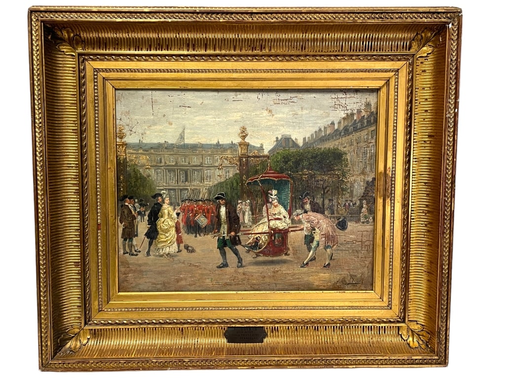 Leon-joseph Voirin French Oil Painting 28" Auction