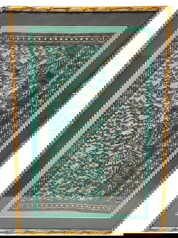 Vintage Buddhist Kandy Dancer Textile 24" Auction