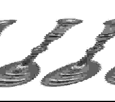 Empire Pewter Weighted Candlestick Set Of 2 Auction