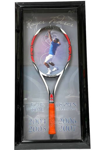Signed Roger Federer Wilson Tennis Racket