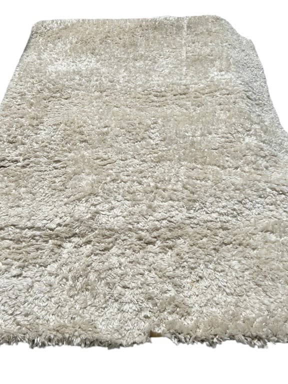 Large Plush Area Rug 96" X 120" Auction