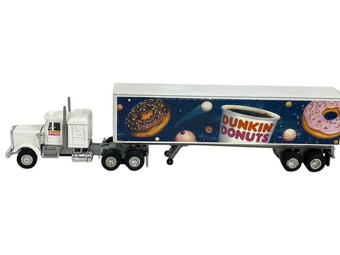 Dunkin Donuts Scale Model Semi Truck 11"