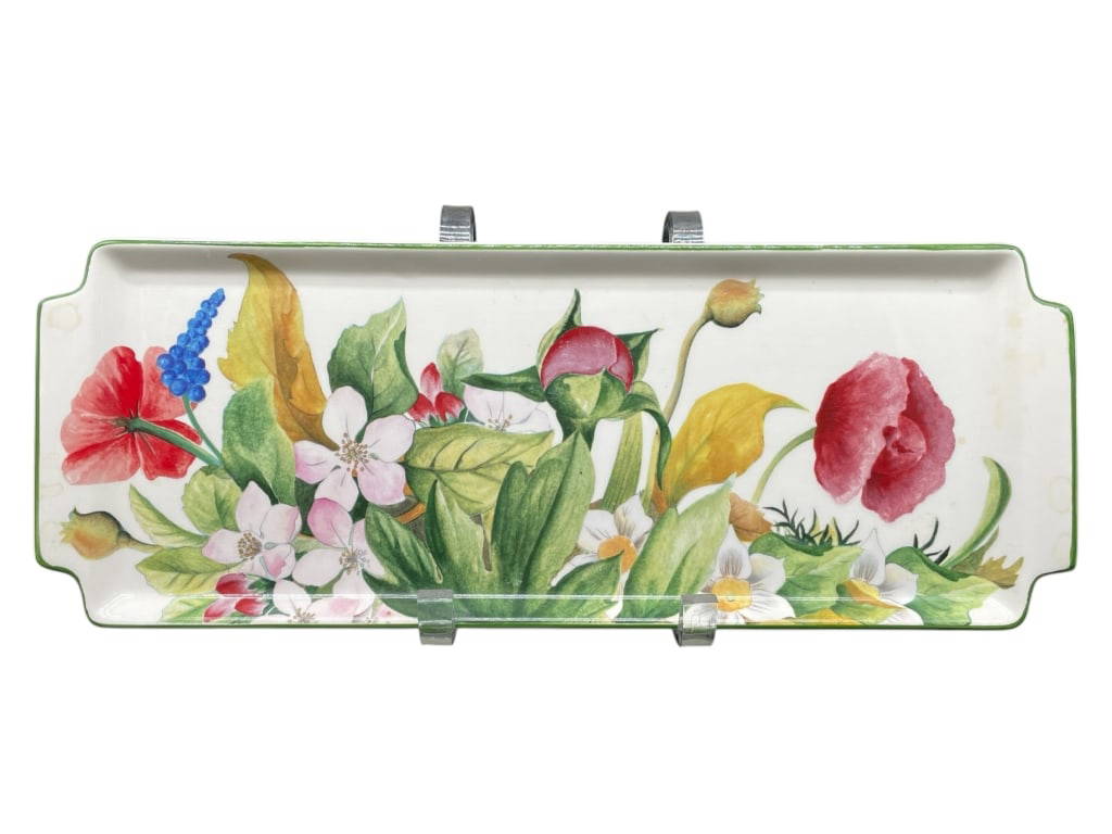 Gien Volupte Rectangular Cake Platter 15" Auction