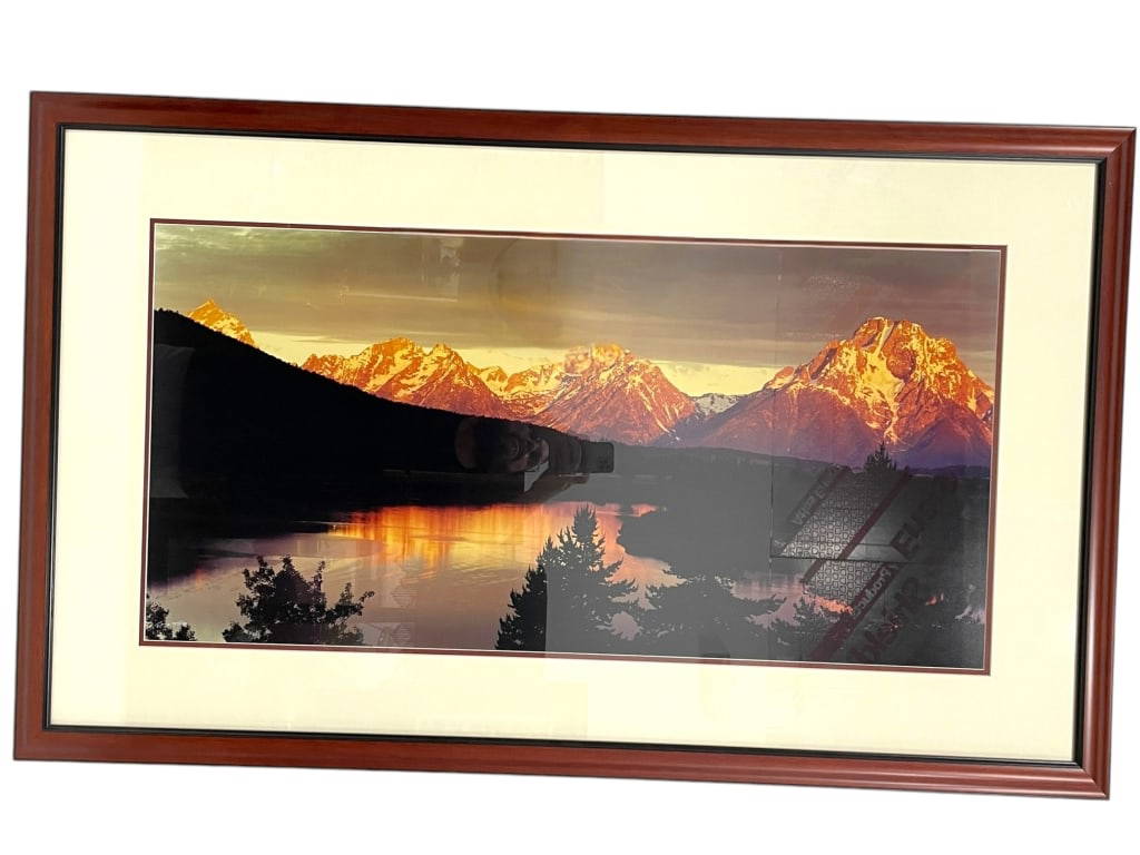 Panoramic Mountain Sunset Photo Print Frederic Joy Auction