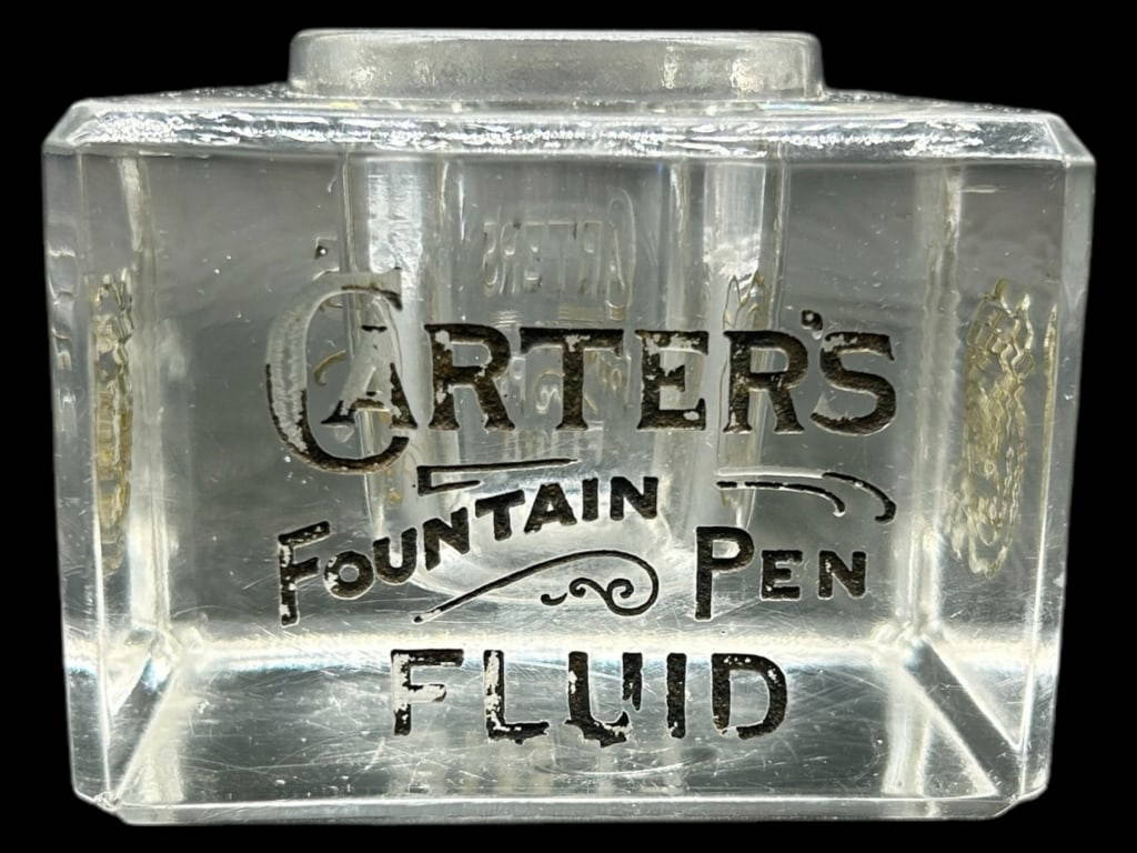 Vintage Carter’s Fountain Pen Fluid Inkwell 3.5" Auction