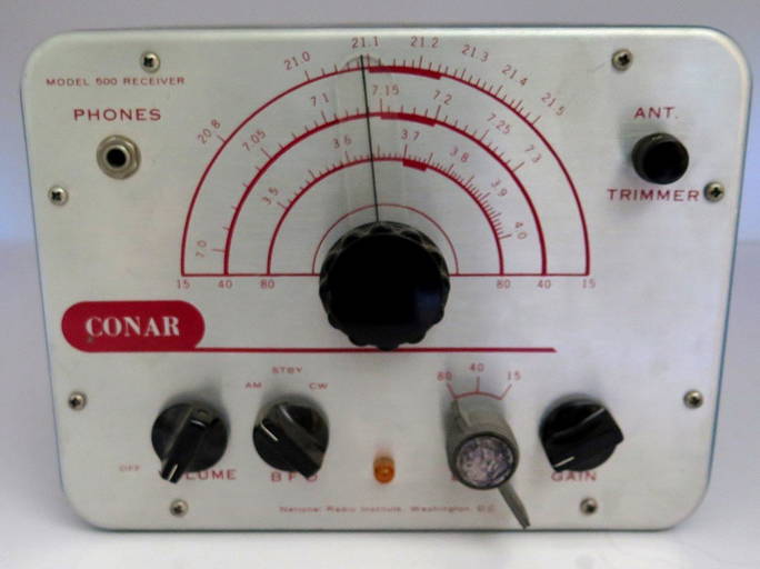 Conar Ham Radio Receiver Model 500 from National Radio - Apr 16, 2016 ...