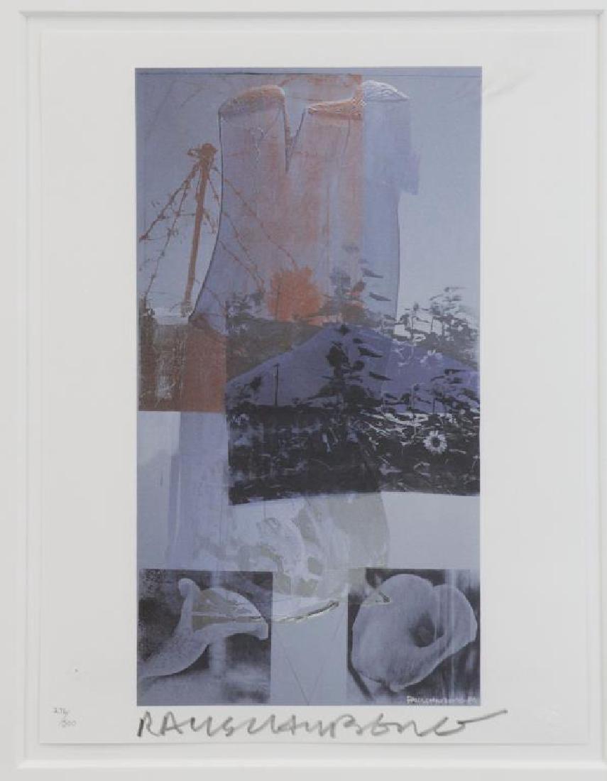 Rauschenberg, Robert. Color Offset Lithograph.