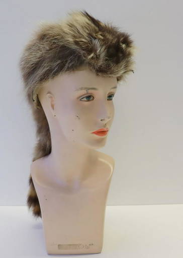 Authentic Fess Parker Coonskin Cap Davy Crockett