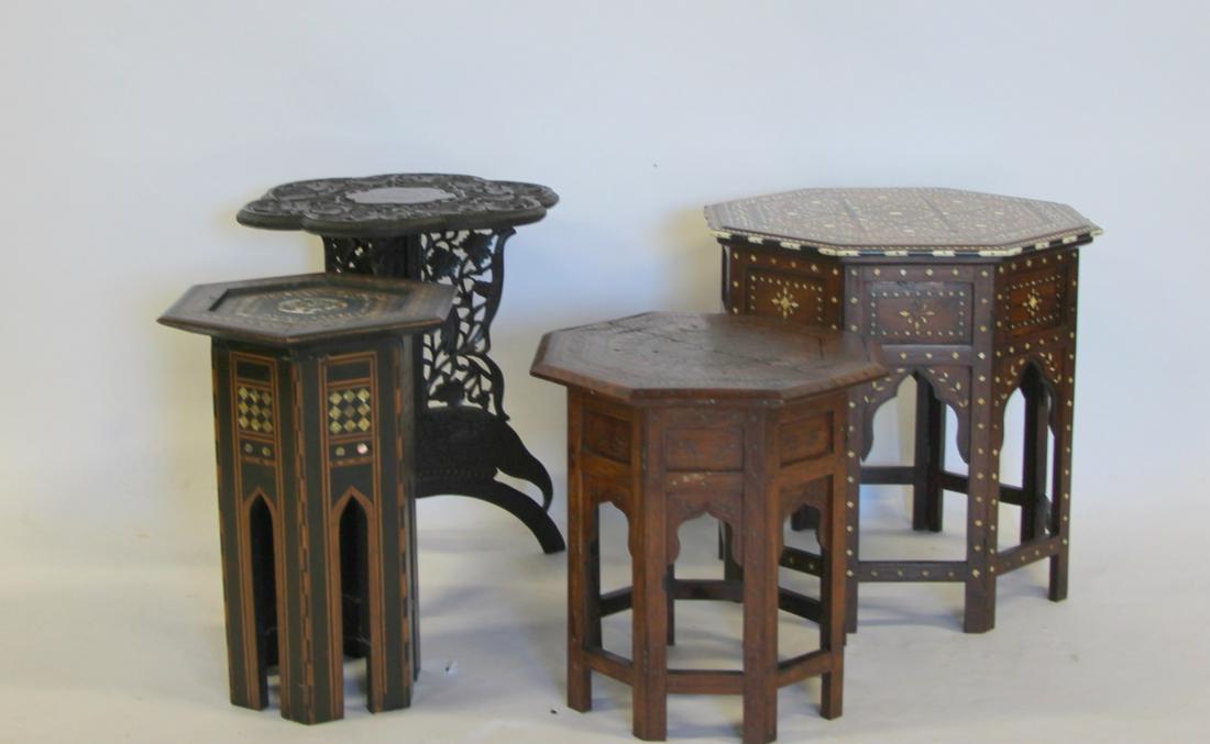 4 Assorted Persian Style Inlaid . Tables - Apr 26, 2020 | Clarke ...