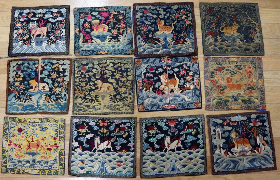 Collection Of Chinese Military Rank Badges.