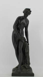 Signed Etienne Maurice Falconet (french, 1716 1791) Nude Girl Bronze ...