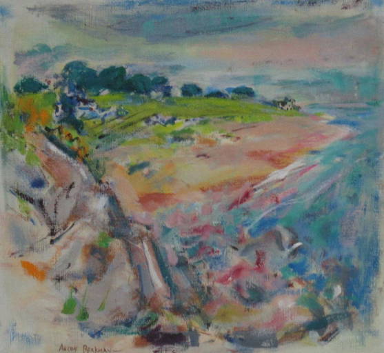 Aaron Berkman (ny 1900 1991) Landscape.