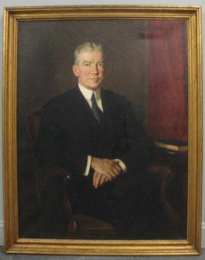 Rand, Ellen Emmet. 1937 O/c Portrait Of A Man.