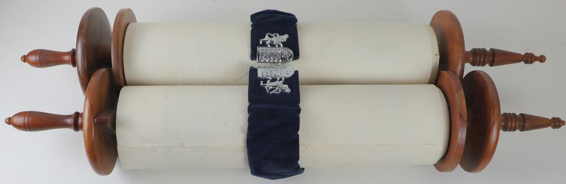 Antique Hand Written Torah Scroll & Covers Judaica - Apr 03, 2022 ...