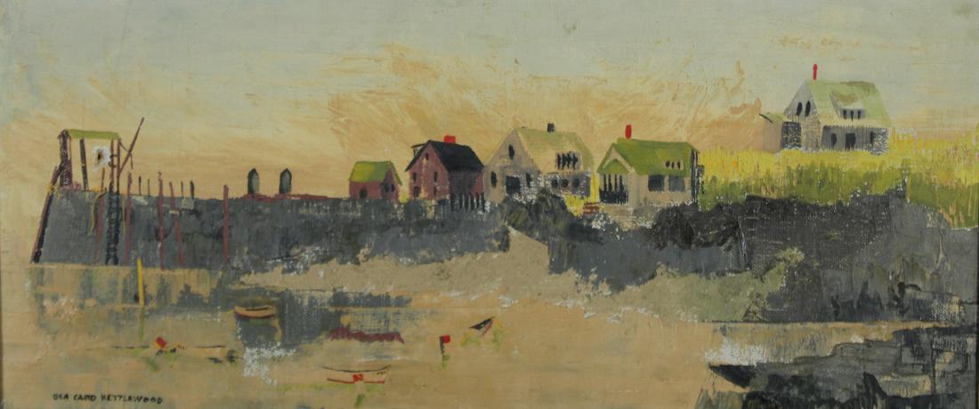 Bea Card Kettlewood Signed Oil On Canvas. (#0094) on May 19, 2022 ...