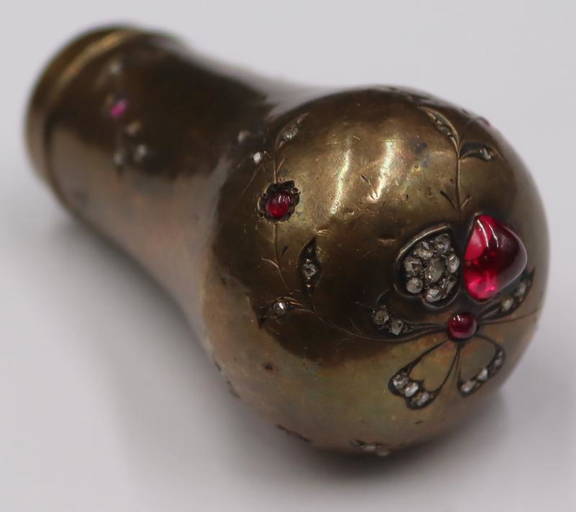 Antique French Diamond and Ruby Cane Handle. (#0491) on Jan 22, 2023 ...
