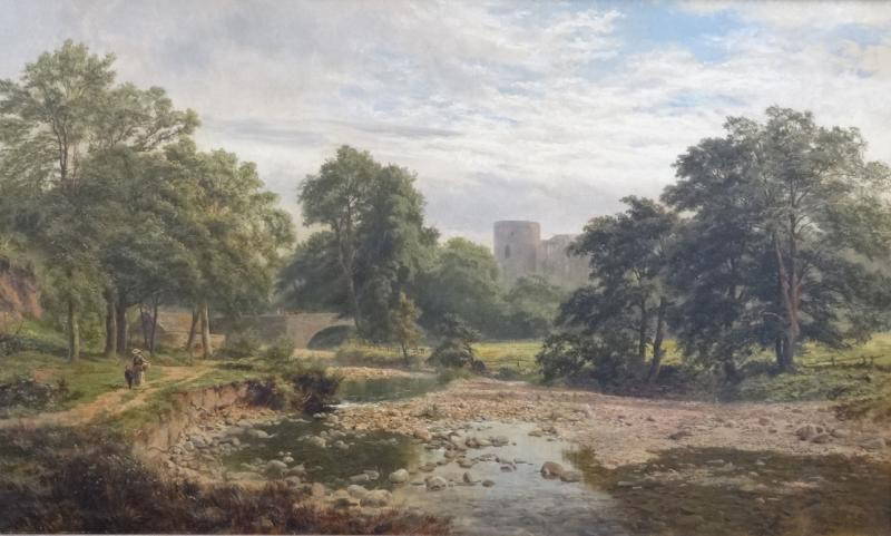 Gallon, Robert. 1883 O/c "arundel Castle."