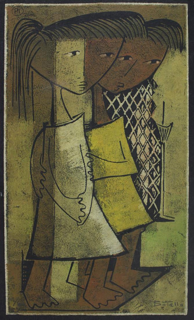 Angel Botello (puerto Rican, 1913-1986). Auction