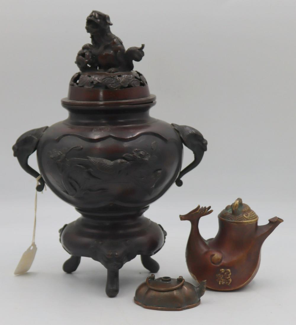 Collection Of Asian Objects. Auction