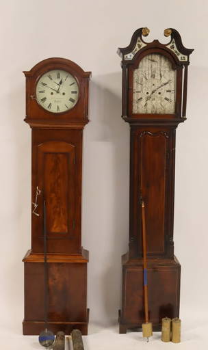 1 Irish And 1 Scottish Grandfather Clocks